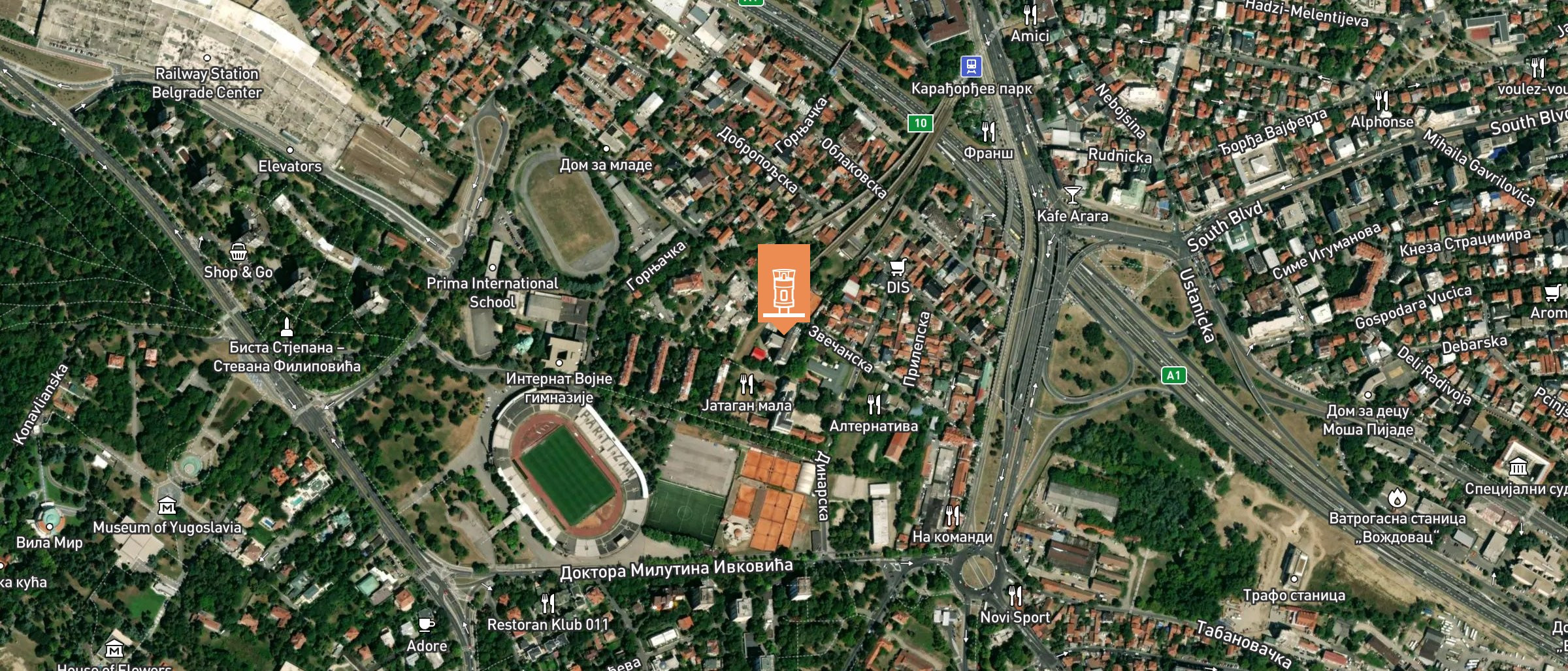 Hochleistungssirene - Standortdetails